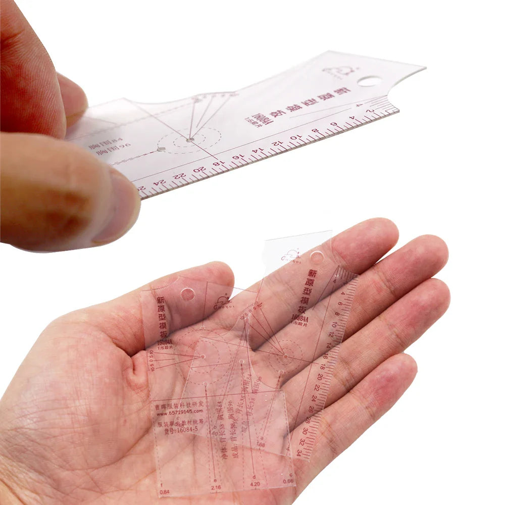 3pcs Plastic French Curve Metric Sewing Ruler Measure For Dressmaking ...