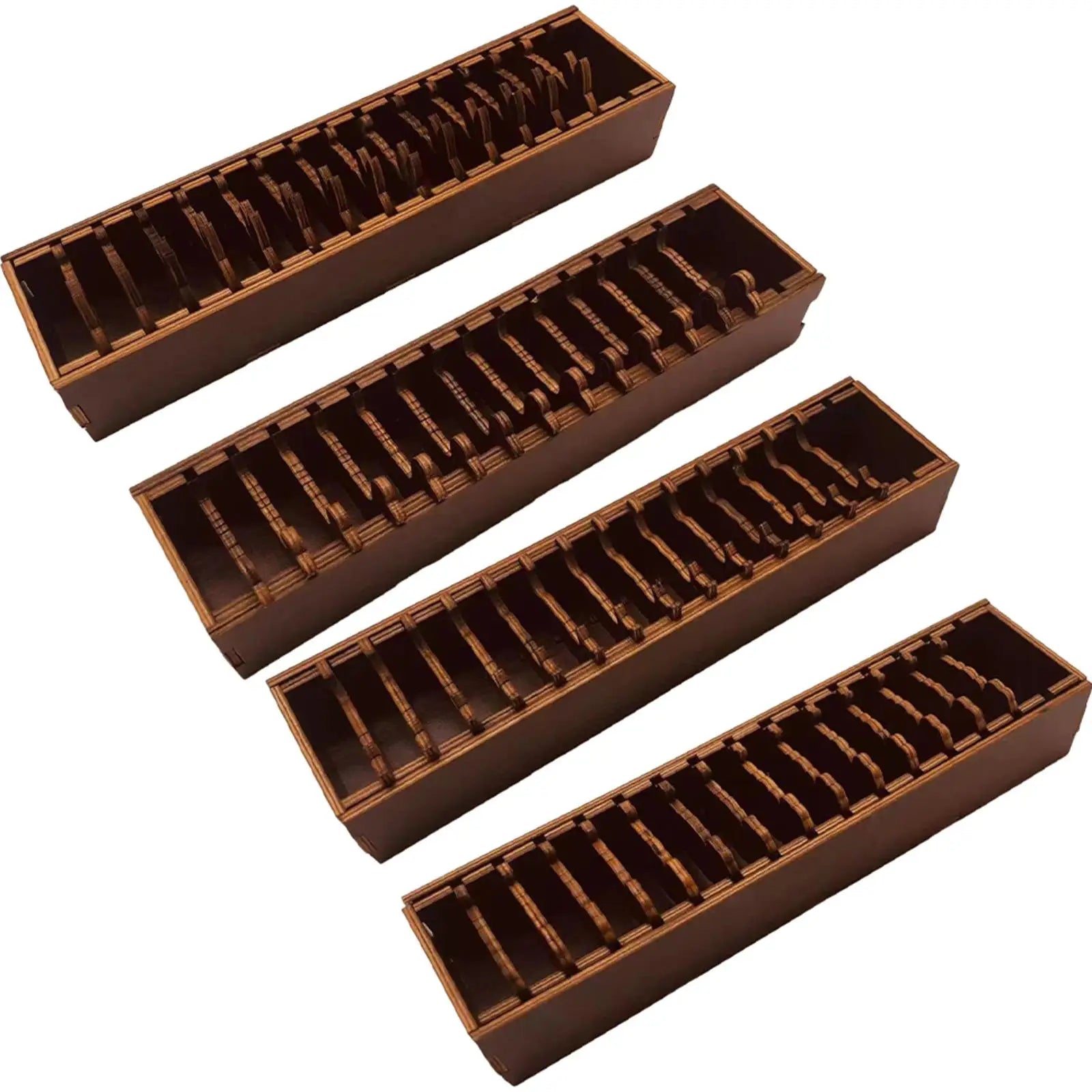 Wooden Embroidery Floss Organizer Box with Animal Shapes Sewing Thread ...