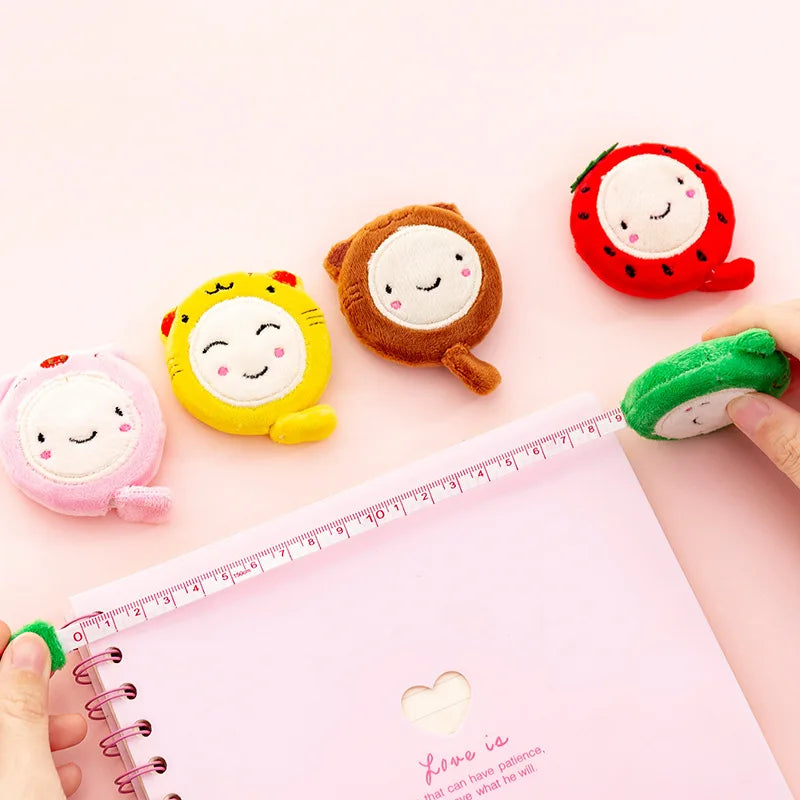 150cm/60" Portable Plush Cartoon Tape Measure for Children, Height Rul ...