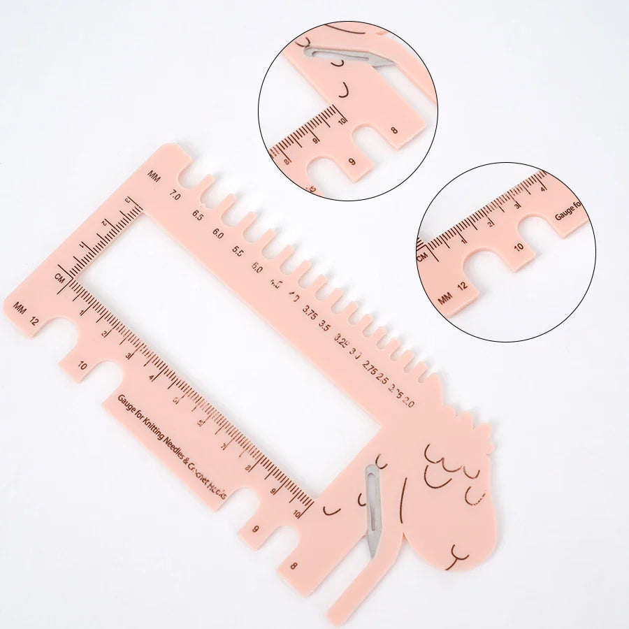 KnitSheep – Sheep Shaped Crochet Gauge & Ruler Tool – thecraftyculture