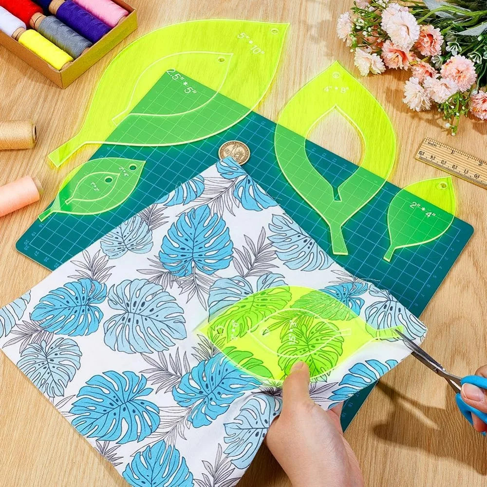 LeafSew – Acrylic Quilting Template Set – thecraftyculture