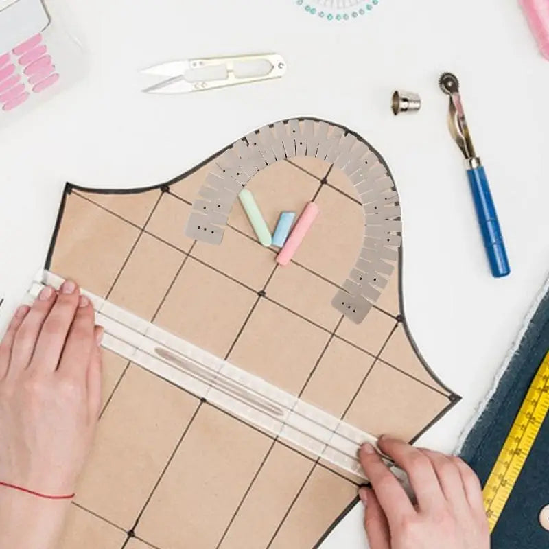 HemmaFlex – Silicone Hemming & Marking Ruler – thecraftyculture